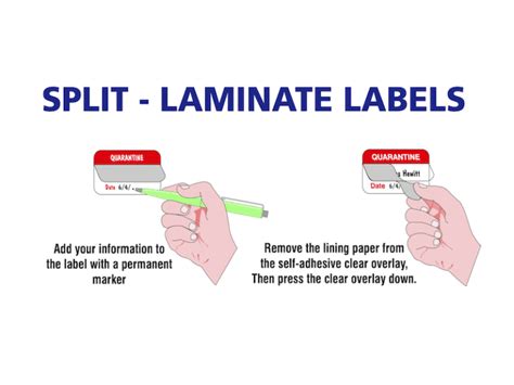 Split Laminate Roll Labels Mockridge Labels And Nameplates Ltd