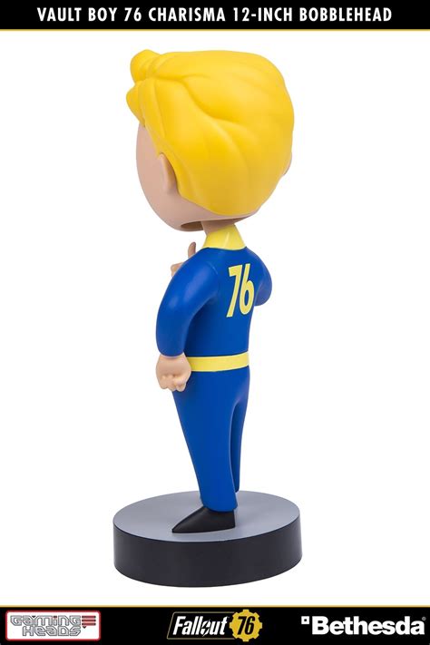 Fallout 76 Vault Boy 76 Charisma 12 Inch Bobblehead Gaming Heads