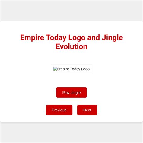 Empire Today Logo And Jingle Evolution