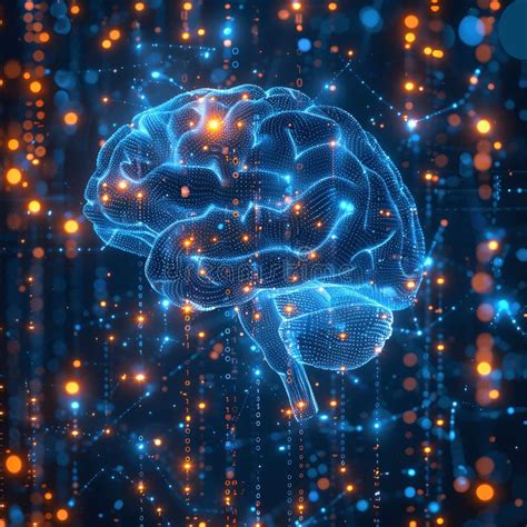 Neural Intricacies Ai S Binary Brain Mapped Stock Illustration Illustration Of Innovation