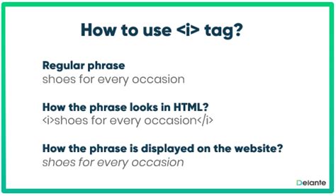Italic Tag What Is It Definition Seo Sem Agency Delante Seo Sem