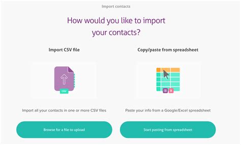 Building Your Contact List Support