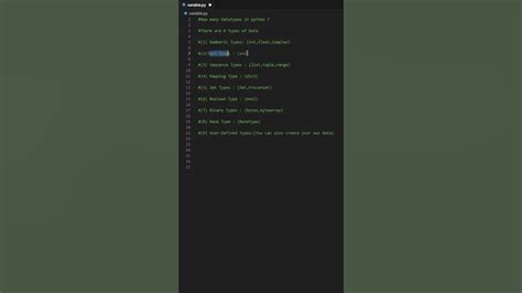 Data Types In Python Ai Coding Programming Pythonprogramming