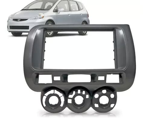 Moldura Polegadas Din Honda Fit Parcelamento Sem Juros