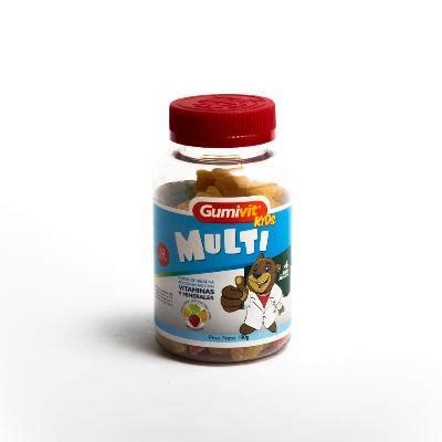 Gumivit Kids Multi Gomas Vitaminas y Minerales Frasco Procaps x 60 und