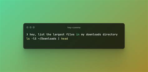 GitHub TimoBechtel Hey Comma Run Shell Commands Using Natural Language