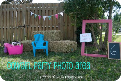 Cowgirl Birthday Party Ideas Coffee Cups And Crayons