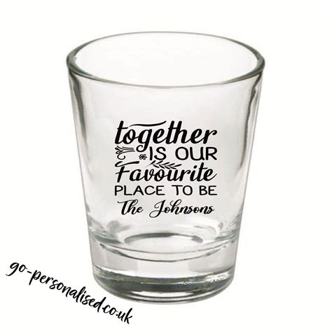 £ 098 Personalized Shot Glasses For Ts Get Together Glassware In Bulk