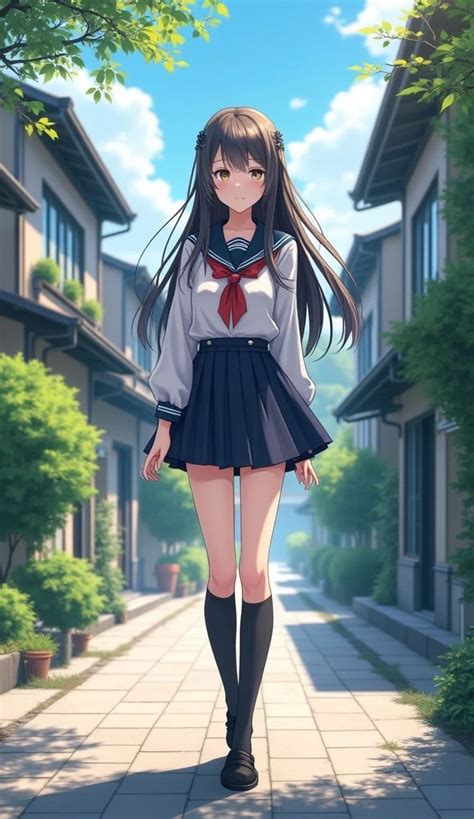 Anime Female School Outfits Lycoris Recoil Wallpaper Phone Manga