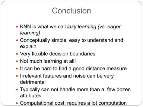 K Nearest Neighbor Classifier PPT