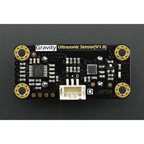Jual DFRobot Gravity URM09 Ultrasonic Sensor I2C Trig Analog