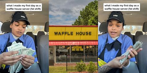 Waffle House Server Shares How Much She Made Her First Day