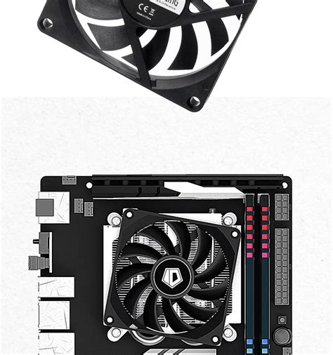 Id Cooling 风八 8cm薄扇 8010 8厘米小4针pwm智能温控薄款风扇 阿里巴巴