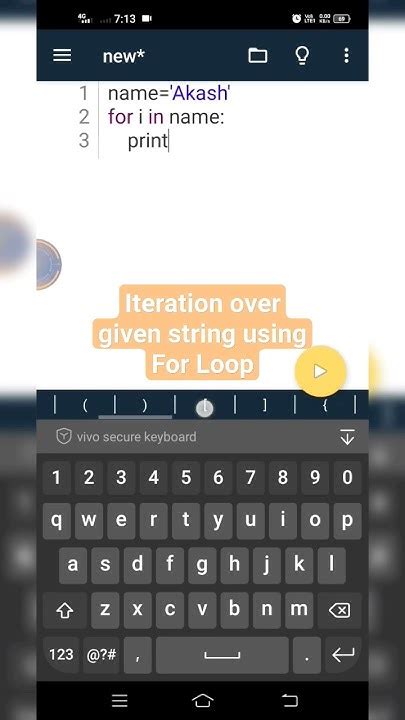 Iteration In Python Using Forloop Pythonprogramming Pythonforbeginners Loop Strings Youtube