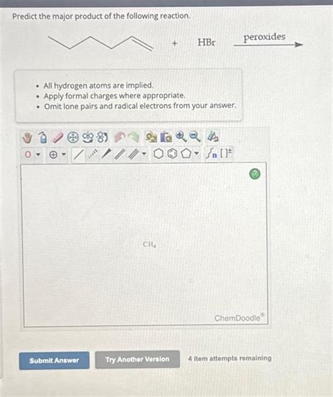 Solved Predict the major product of the following reaction. | Chegg.com