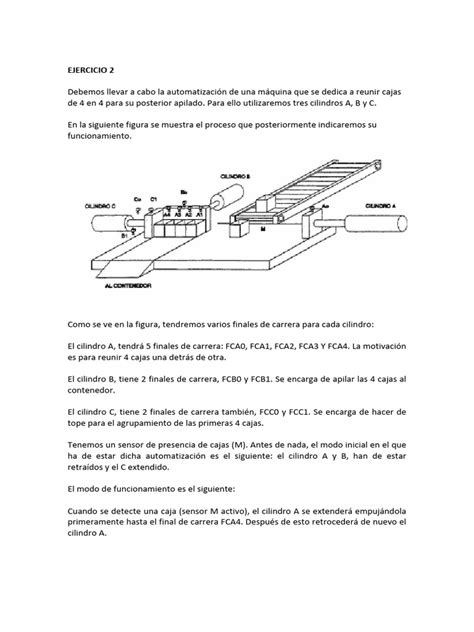 Grafcet Ejercicio 2 Pdf Informática Ciencias De La Computación