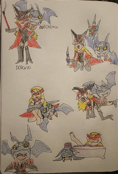 Digimon Bokan Doronjo And Devidevimon By Polskifastener On Deviantart