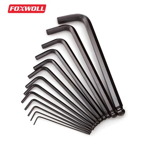 Wholesale High Quality Allen Hex Key Set Inch Size Foxwoll