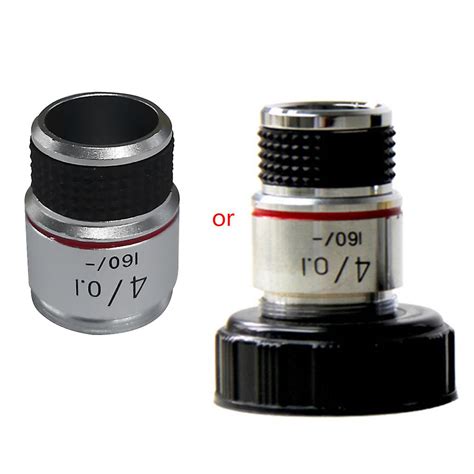 Upgraded Microscope 4x 10x 40x 100x Microscope Objective Lens Achromatic Objective Microscope