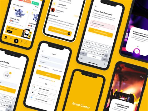 Event Booking App UI Behance