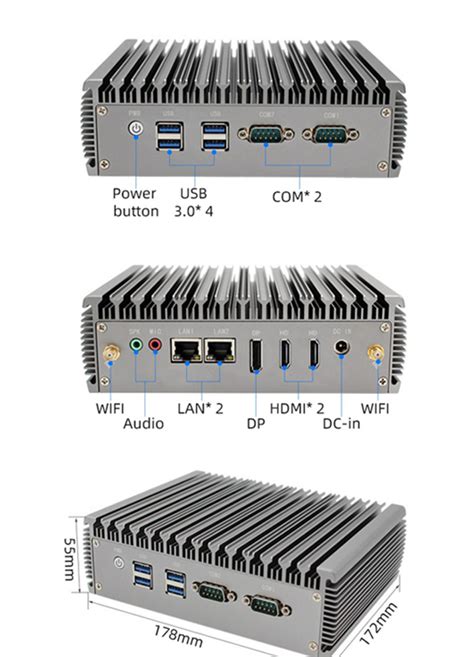 Dual Serial Port Mini PC Cheap Dual Serial Port Mini PC Manufacturer Supplier OAI PC