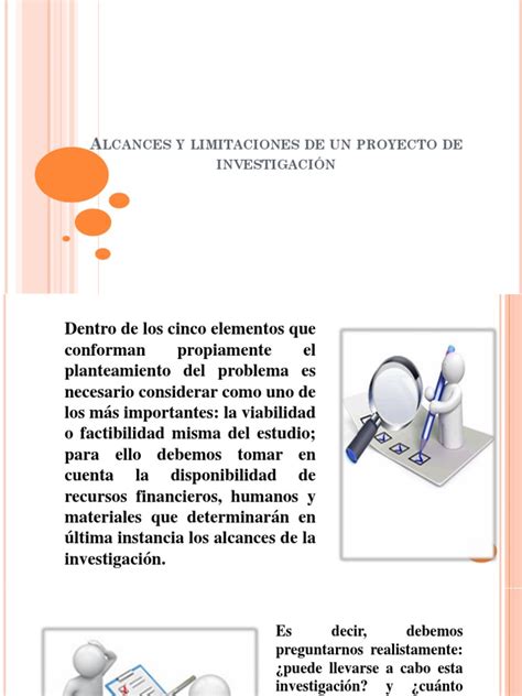 Alcances Y Limitaciones De Un Proyecto De Investigación Pdf