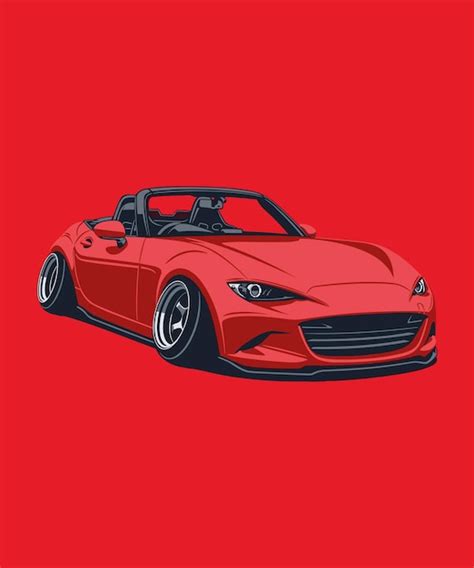 Premium Vector Illustration Of A Japanese Legendary Car Drifting