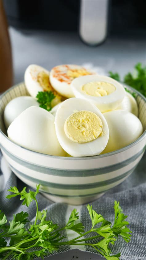 Air Fryer Hard Boiled Eggs Easy Hard Boiled Eggs