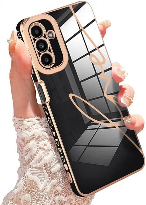 Designed For Samsung Galaxy A G Case Cute Love Plating For Women Girls With Screen Protector