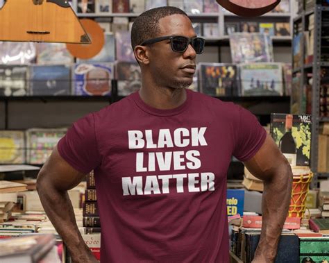 Black Lives Matter Mens T Shirt Civil Rights T Shirt Protest Shirt