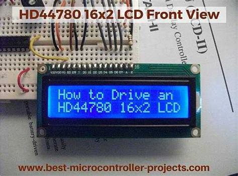 16x2 lcd hd44780 datasheet pinout commands and interface guide