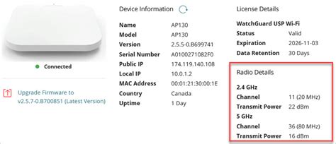 Configure Access Point Radio Settings