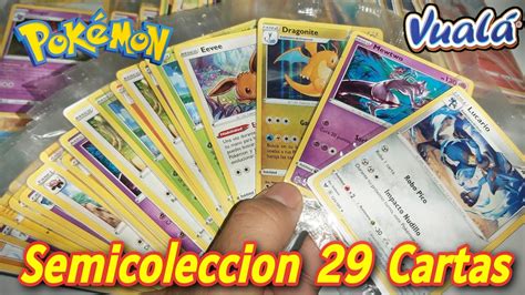 Semicoleccion Completa Pokemon Vuala Sorpresa 29 Cartas Selladas Todos