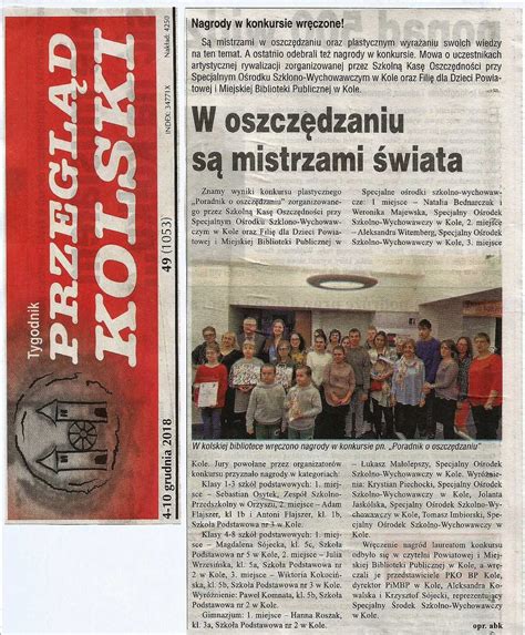 Kolejna Publikacja Na Temat SKO Szkolne Blogi