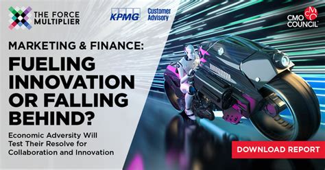 Marketing And Finance Fueling Innovation Or Falling Behind Report Thought Leadership Cmo