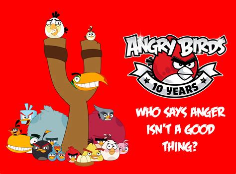 Angry Birds 10 Years Of Angry Birds By Zackattack04 On Deviantart