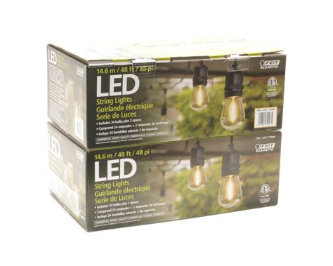Feit Electric 48 Led Filament String Light Set 2 Pack