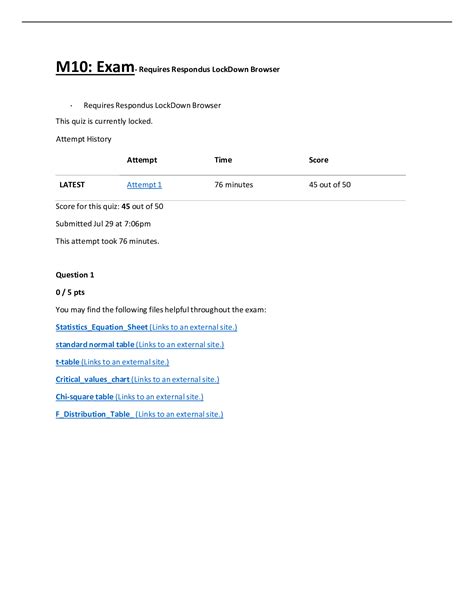 MATH 110 Module 10 Exam Questions And Answers Portage Learning