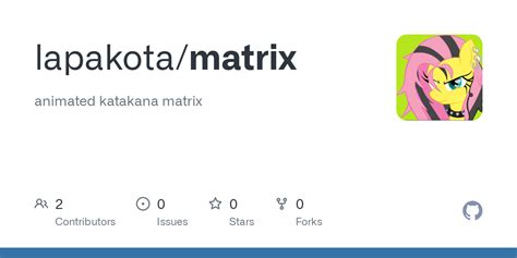 Github Lapakota Matrix Animated Katakana Matrix