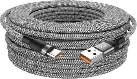 DrPhone FlexForce Meter USB C Naar USB Ultra Sterke Kabel Smart Chip Bol