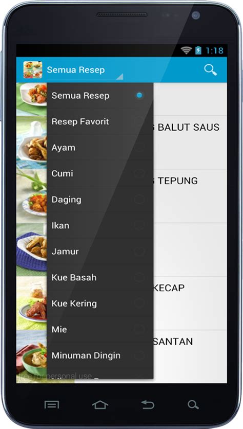 Aplikasi Resep Masak Android Untuk Mama Muda