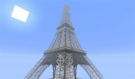 Eiffel Tower Minecraft Map Eiffel Tower Minecraft Map