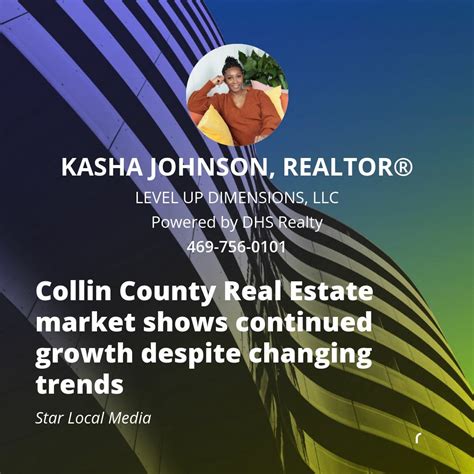 Kasha Johnson On Linkedin Collin County Real Estate Market Shows