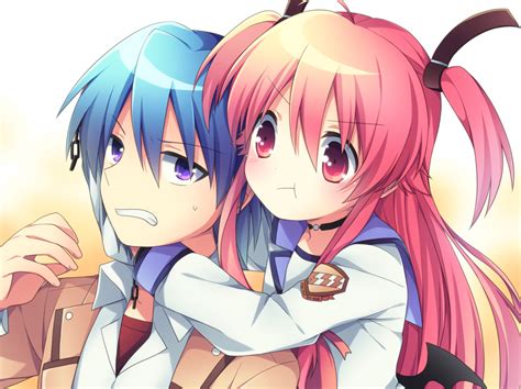Yui Angel Beats Hinata Hideki Hideki Hinata Angel Beats