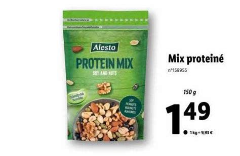 Promo Alesto Mix Proteiné Chez Lidl Icatalogue Fr