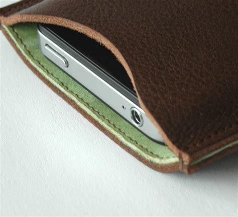 Classic Leather Sleeve For Iphone By Bookery