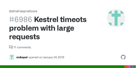 Kestrel Timeots Problem With Large Requests Issue 6986 Dotnet