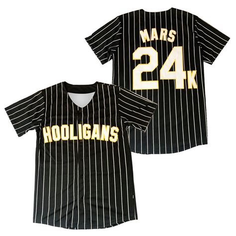Bruno Mars Hooligans 24k Baseball Jersey Shopee Singapore