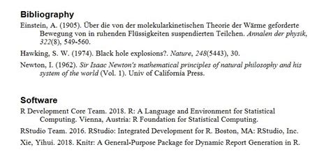 R How To Get A Second Bibliography Stack Overflow