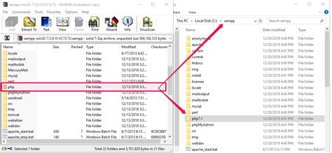 hướng dẫn nâng cấp phiên bản php cho xampp vfo vn